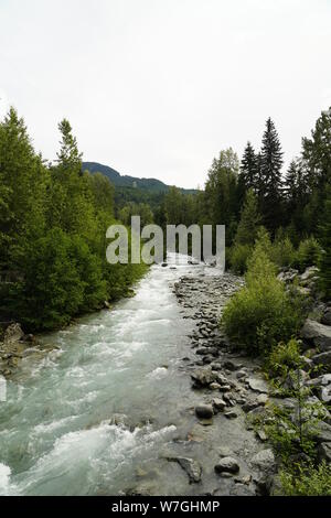 Raging Water in the Canadian Rockies Stock Photo - Alamy