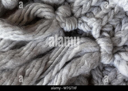 Flat lay grey woolen coat Stock Photo - Alamy