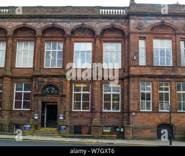 Carnegie Public Library,Ayr, South Ayrshire, Scotland,UK Stock Photo ...