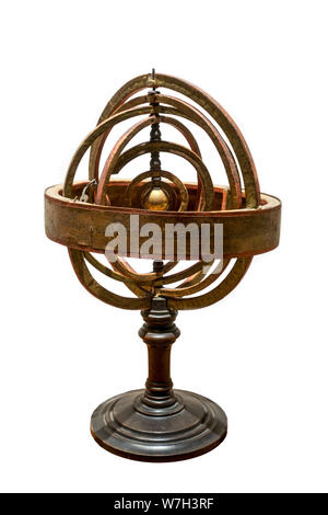 17th century Copernican, armillary sphere / spherical astrolabe ...