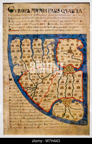 Liber Floridus (Book of Flowers). Medieval encyclopedia, 1090-1120 by ...