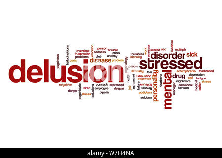 Psychotic disorder word cloud Stock Photo - Alamy