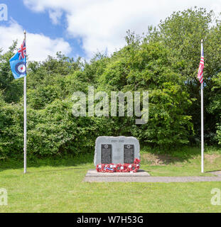 Wattisham airfield war memorial Suffolk Stock Photo - Alamy