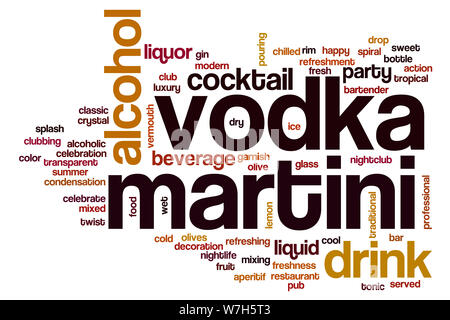 Vodka word cloud concept Stock Photo - Alamy