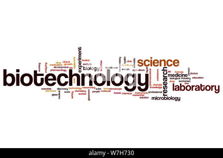 Biotechnology word cloud concept Stock Photo - Alamy