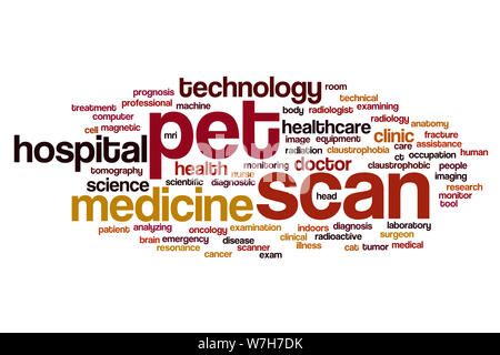 CAT scan word cloud concept Stock Photo - Alamy