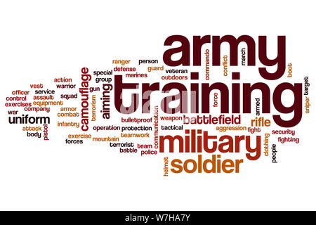 Army ranger word cloud concept Stock Photo - Alamy