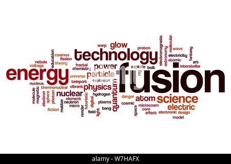 Fission word cloud concept Stock Photo - Alamy