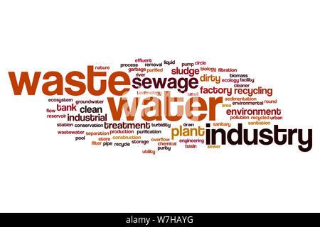 Sewage word cloud Stock Photo - Alamy