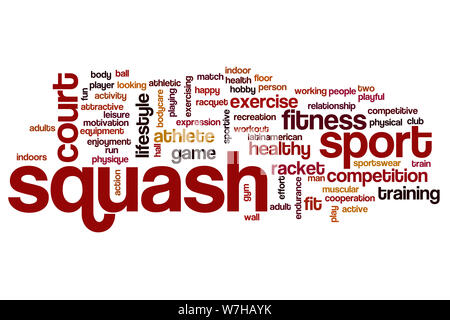 Squash word cloud concept Stock Photo - Alamy