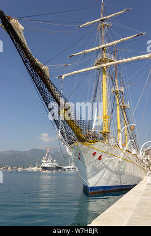 Tivat, Montenegro, September 2018 - JADRAN (Adriatic) the training ship ...