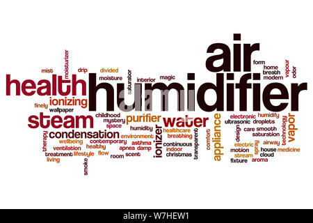 Air purifier word cloud concept on white background Stock Photo - Alamy