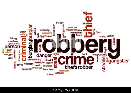 Burglary word cloud concept Stock Photo - Alamy