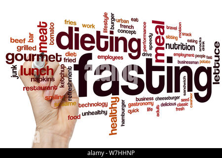 Fasting word cloud concept Stock Photo - Alamy