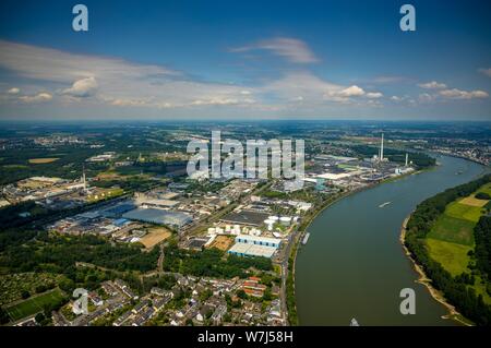 Aerial view, automobile factory Ford Werke GmbH am Rhein, Cologne ...