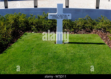 George Patton Grave Luxembourg American Cemetery and Memorial Europe ...