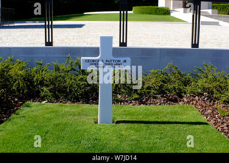 George Patton Grave Luxembourg American Cemetery and Memorial Europe ...