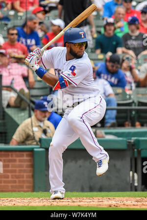 August 04, 2019: Texas Rangers relief pitcher Raphael Montero #48 ...
