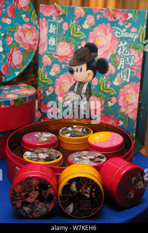 The Disney-themed mooncakes launched by the Shanghai time-honored food ...
