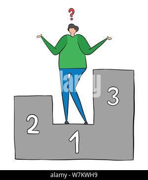 Number one sign. Black outlines on white background Stock Vector Image ...