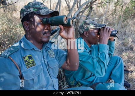 Anti poaching patrol in iMfolozi National Park, South Africa, October ...