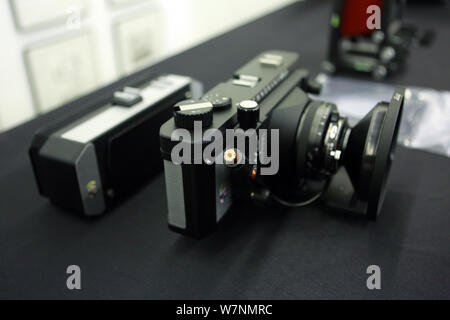 View of the limited-edition Linhof Technorama 617S displayed at the 130 ...