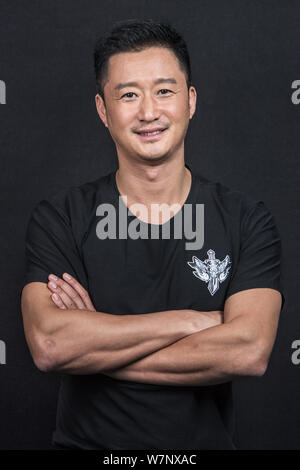 Chinese actor Wu Jing poses during a photocall for his movie "The ...