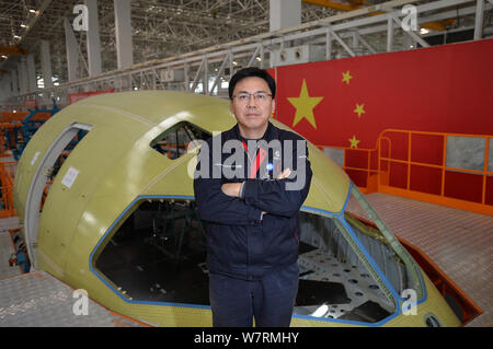 --FILE--Tang Jianzhong, deputy chief engineer of AVIC Chengdu Aircraft ...