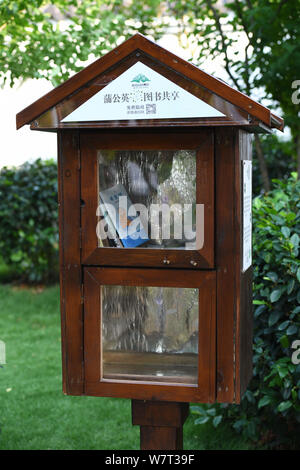 View of a "Bird's Nest" library at a senic spot in Nanning city, south ...