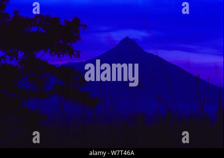 Volcano Mount Mikeno, Virunga National Park, DR Congo Stock Photo - Alamy