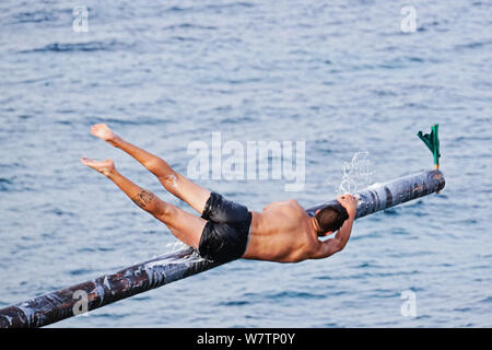 Xghajra, Malta - August 3, 2019: Traditional Maltese game of Gostra ...