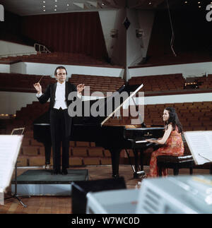Der Dirigent Loorin Maazel und seine Frau, die Pianistin Israela ...