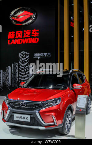 A Landwind X2 of Jiangling Motors (JMC) is on display during the 17th ...