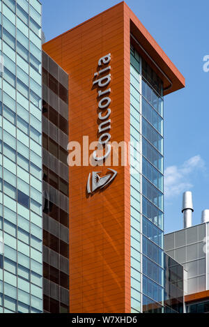 Canada, Quebec, Montreal, Concordia University, EV Building Stock Photo ...