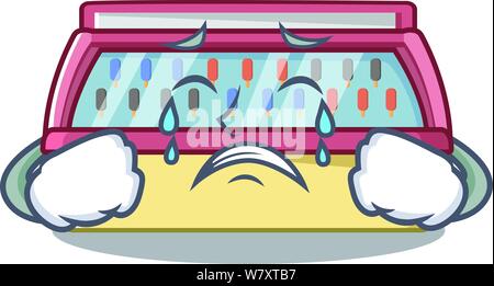 Crying refrigerator in the a cartoon shape Stock Vector Image & Art - Alamy