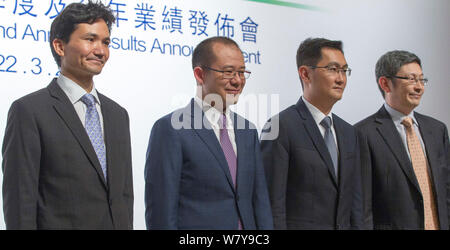 (From left) James Mitchell, chief strategy officer of Tencent, Martin ...