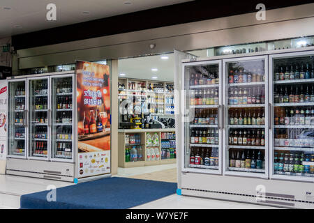 View of the Haifu Convenience Store owned by Chinese owner Zhang Yindi ...