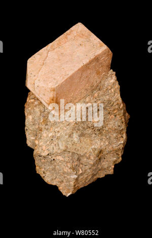 Sanidine mineral rock Stock Photo - Alamy