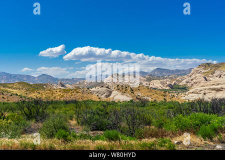 Sandstone formation at Mormon Rocks in Southern California on the San ...