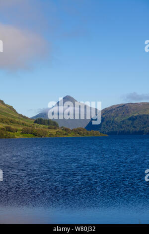 The distinctive shape of Ben Stack seen from Loch More Sutherland ...