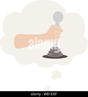 cartoon hand pulling lever Stock Vector Image & Art - Alamy