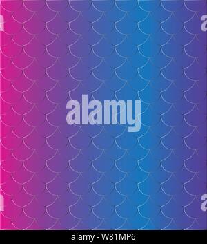 Mermaid holographic background with fish scale pattern. Pink pearl ...