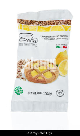 Cookies with lemon cream filling Stock Photo - Alamy