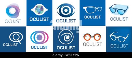 eye ophthalmic ophthalmology optometrist clinic logo with text space ...