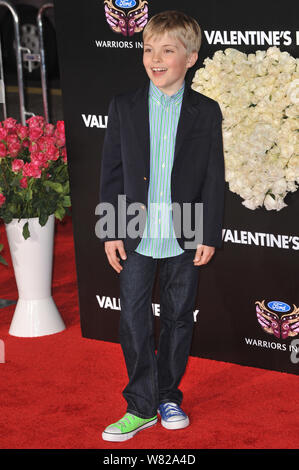 Bryce Robinson at the Los Angeles World Premiere of VALENTINE'S DAY ...