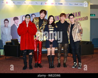 (From left) South Korean entertainer Ha Dong-hoon, better known by his ...