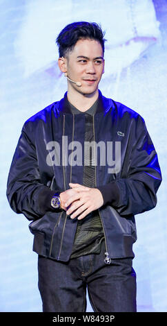 Taiwanese-American actor Mason Lee, left, the son of Taiwanese director ...