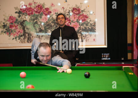 Scottish snooker player, John Higgins during a game at the 2026 World ...