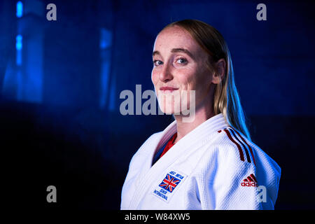 Lucy Renshall during a media day at The British Judo National Training ...