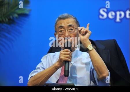 American physicist Samuel Chao Chung Ting, who received the Nobel Prize ...